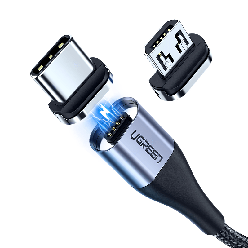 Ugreen Magnetic USB C & Micro USB Fast Charger Cable – b.savvi